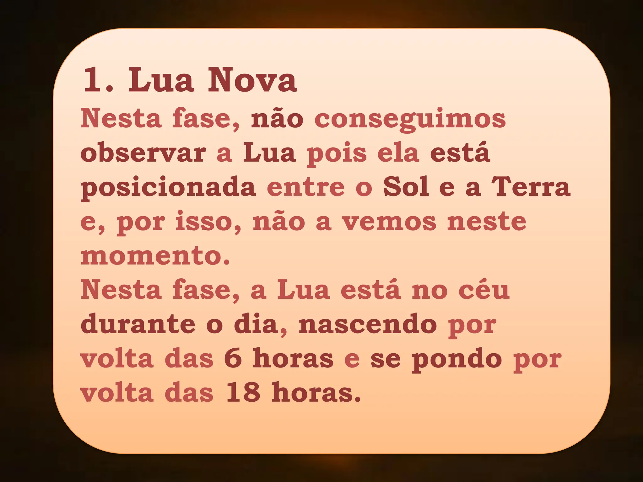 AULA DE CIÊNCIAS DA NATUREZA; LUA E SUAS FASES | PDF