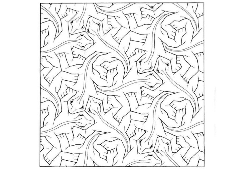 Escher Printable Coloring Pages Sketch Coloring Page