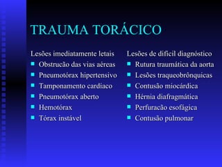 Aula t.torax | PPT