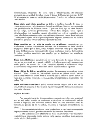 Aula teorica do torax | DOC