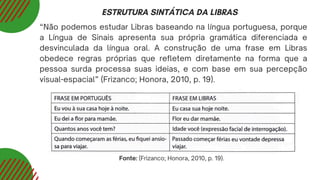 Aspectos linguisticos e gramaticais da libras | PDF