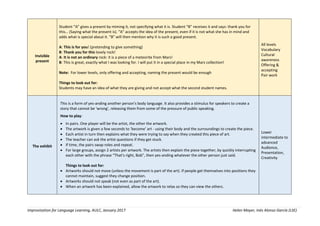 Improvisation for Language Learning | PPT