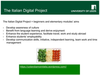 The Italian Digital Project | PPT