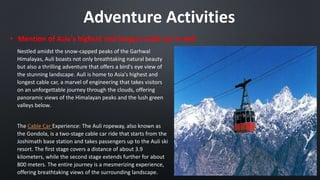 Auli - The Skiing Paradise Uttarakhand.pptx