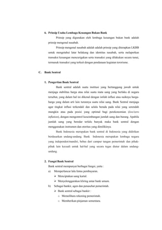 Bank, LKBB, Bank Sentral, dan OJK (Ekonomi) | PDF