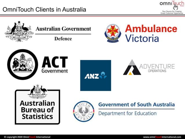 OmniTouch Australia Clients 2019 - 2023 | PPT