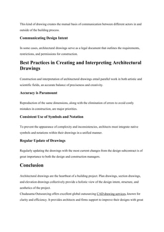 A Ultimate Guide to Plans, Sections, and Elevations Drawing | PDF