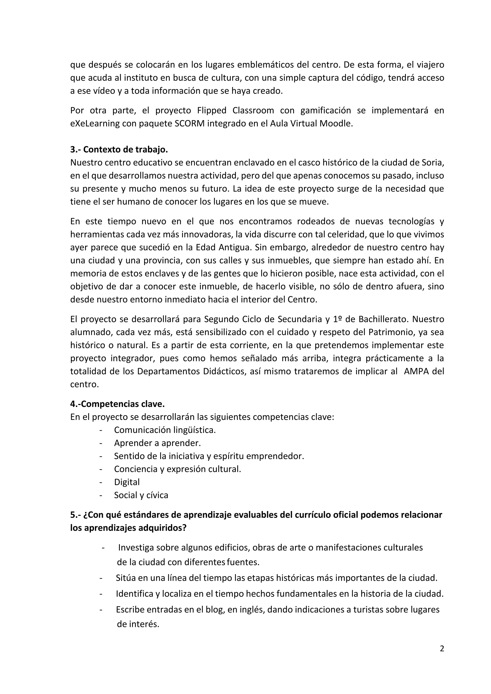 Proyecto Flipped | PDF
