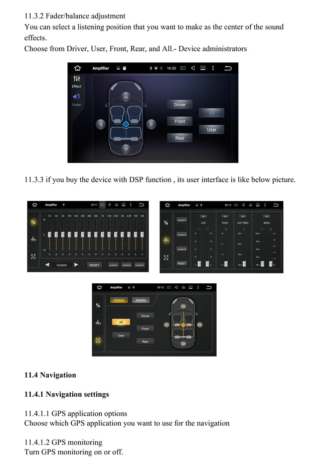 Aumume android9 car Radio manual | PDF | Auto Safety | Automotive