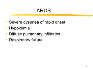 Ards respiratory failure | PPT