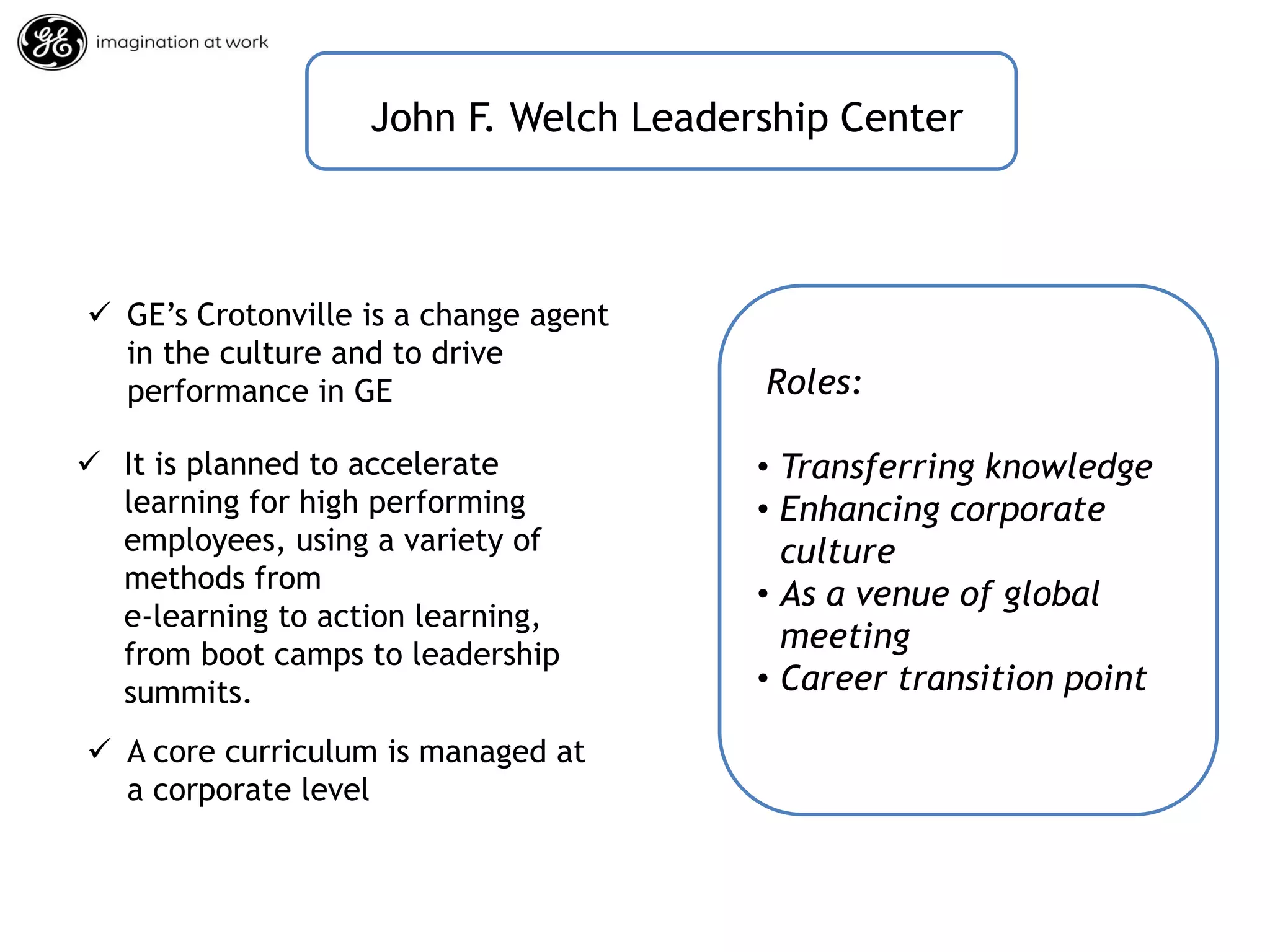 General Electric's Corporate University | PDF