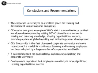 General Electric's Corporate University | PDF