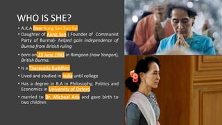 Aung san suu kyi | PDF