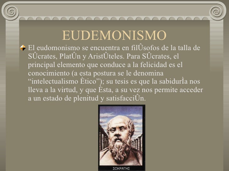 Eudemonismo Y Hedonismo