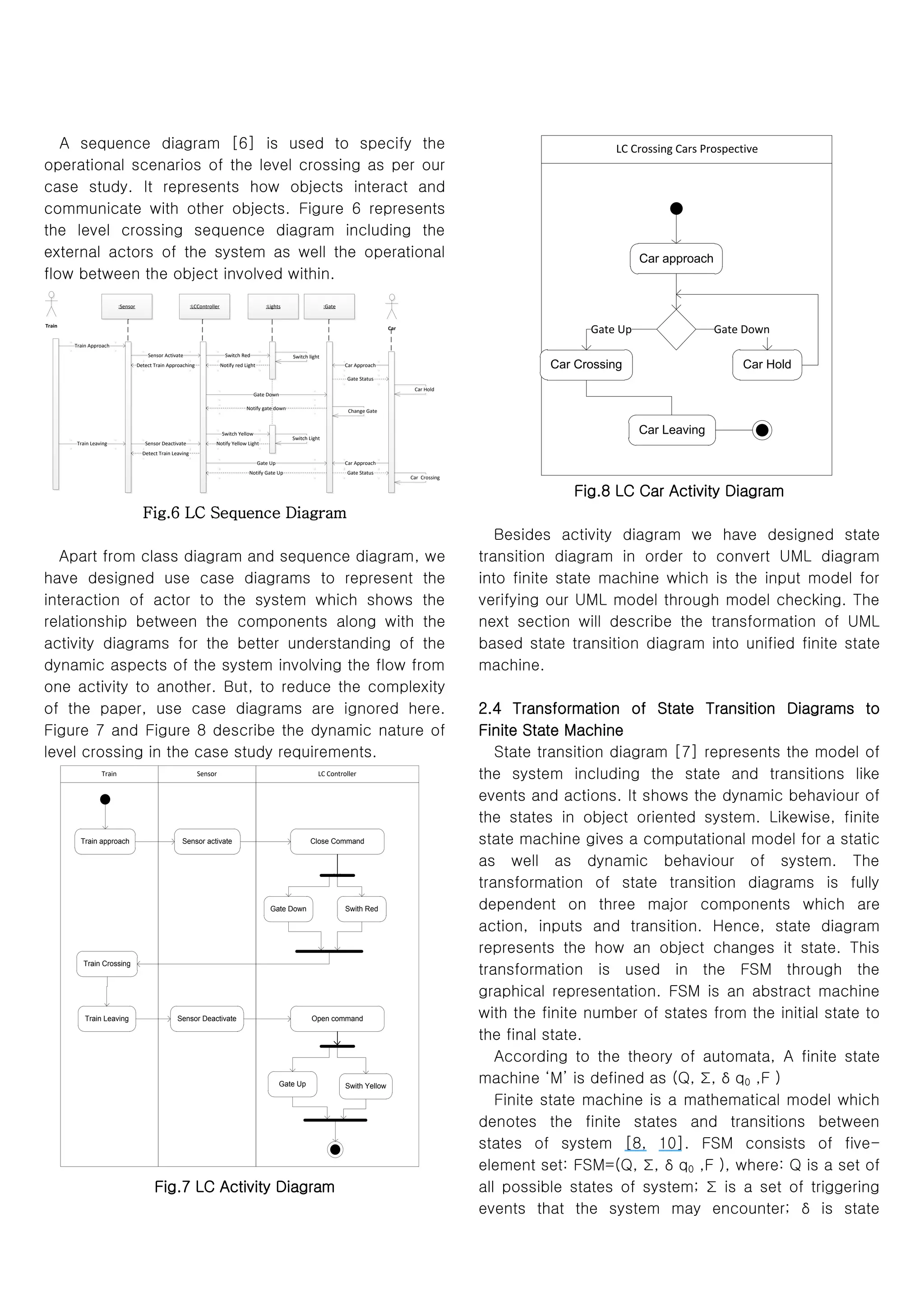 A unified approach for uml based safety oriented level crossing using fta and model checking | PDF