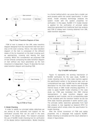 A unified approach for uml based safety oriented level crossing using fta and model checking | PDF