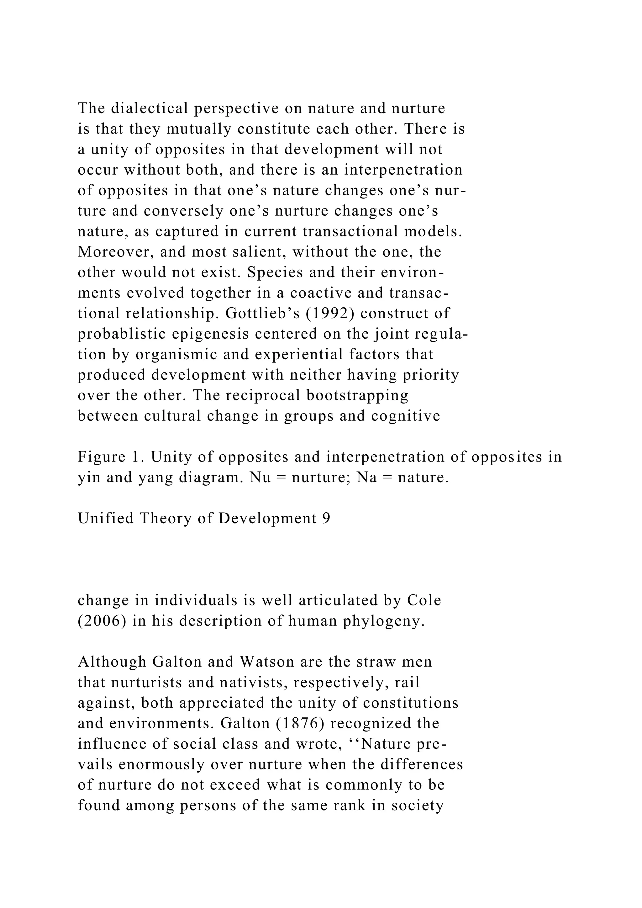 A Unified Theory of Development A Dialectic Integration of Na.docx