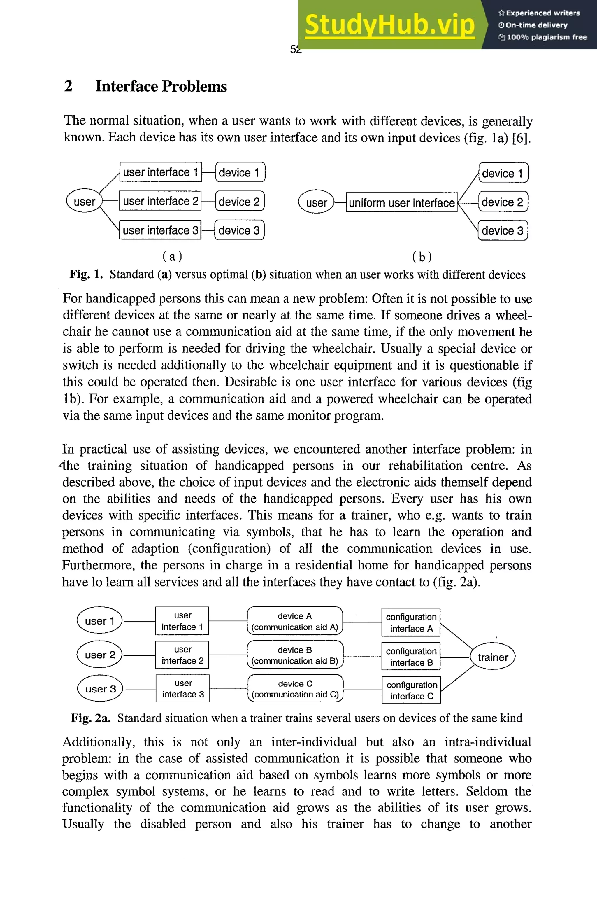 A Uniform Control Interface For Various Electronic Aids | PDF
