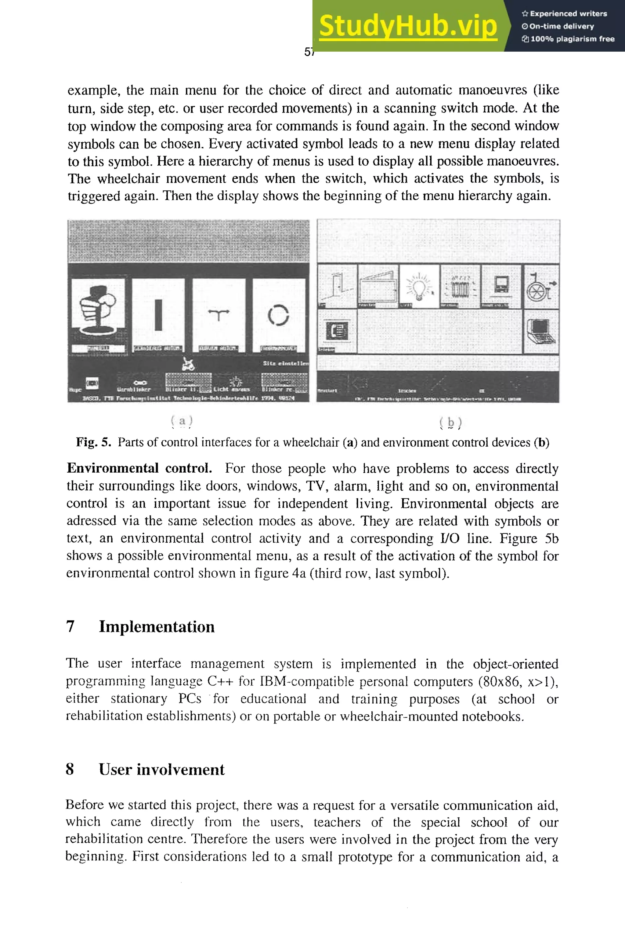 A Uniform Control Interface For Various Electronic Aids | PDF