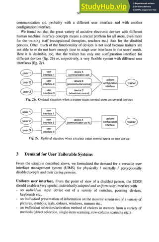 A Uniform Control Interface For Various Electronic Aids | PDF