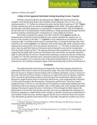 A Unity That Requires Diversity A Brief Exegetical Overview Of 1 ...