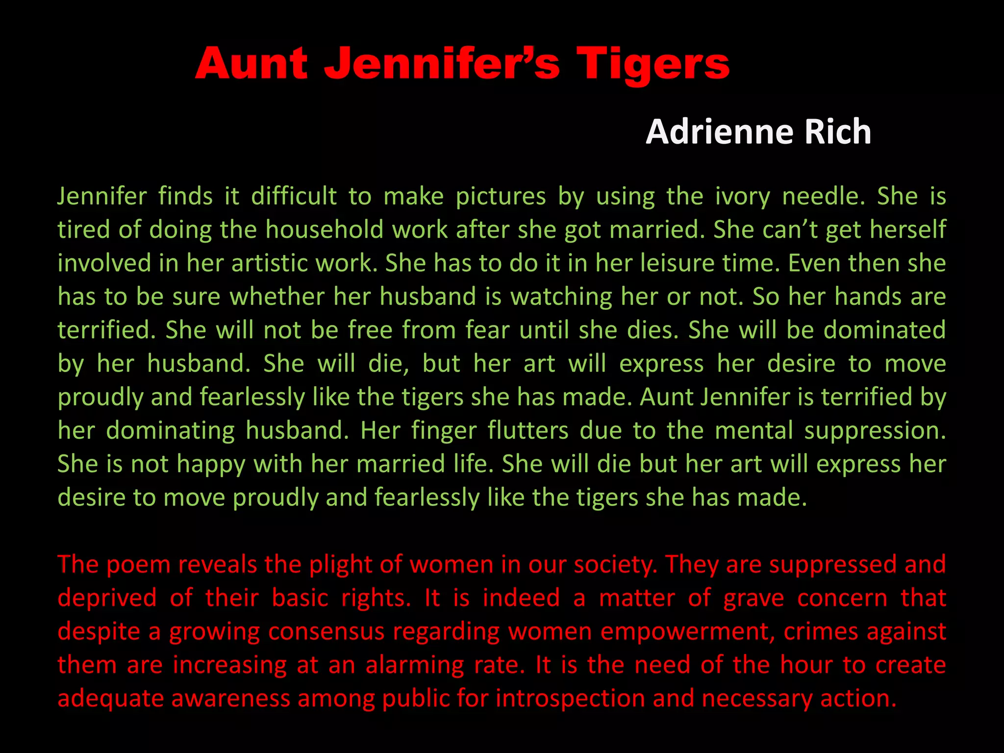 Aunt-Jennifers-Tigers-PPT.pptx
