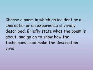 Notes on the Poem Aunt Julia by Norman McCaig | PPT