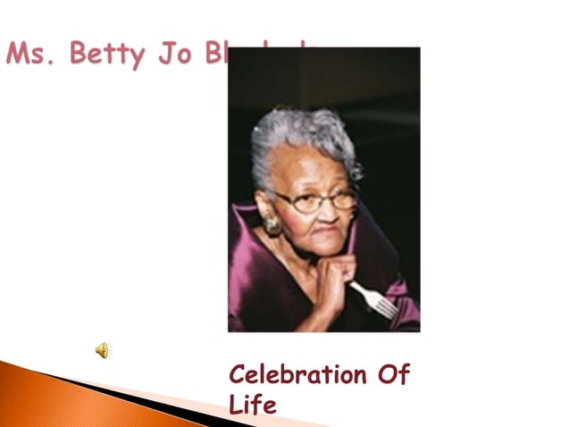 Aunt betty jo | PPTX