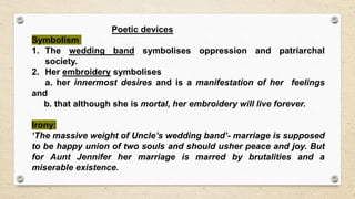 Aunt jennifer's tigers | PPTX