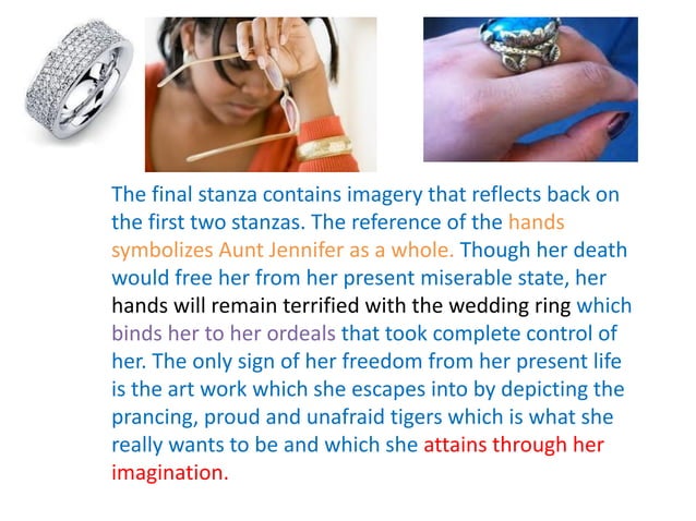 AUNT JENNIFER_S TIGERS PPT.pdf class 12 flamingo poem | PPT