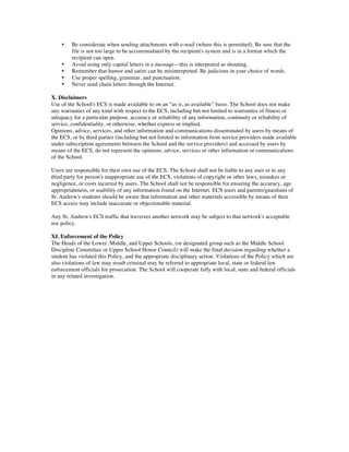 Computer Acceptable Use Policy | PDF