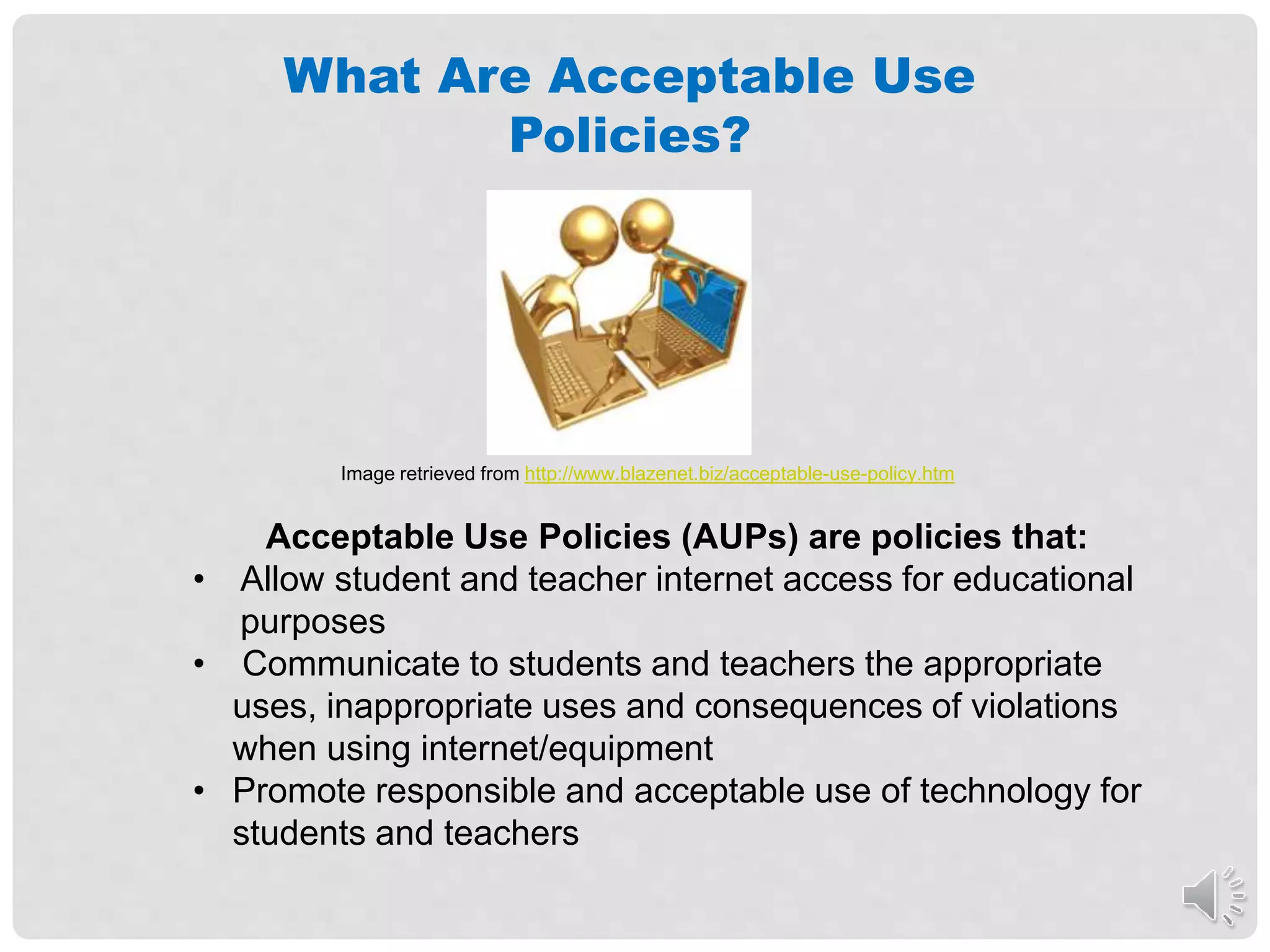 A Guide to Acceptable USe Policies in Education | PPTX