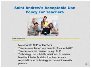 A Guide to Acceptable USe Policies in Education | PPTX