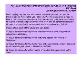 Aup Presentation | PPT