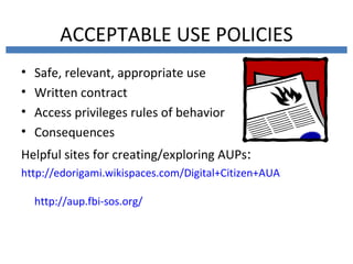 Acceptable Use Policy - CTAP Training | PPT