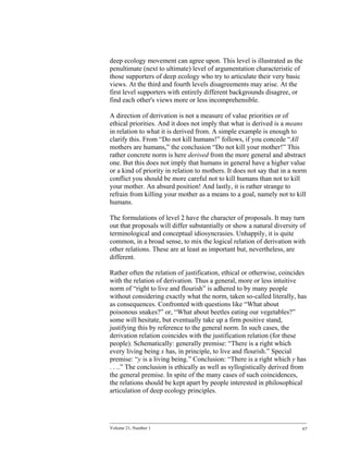 The Basics of Deep Ecology | PDF