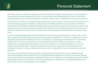 Au Psy492 E Portfolio Template | PPTX