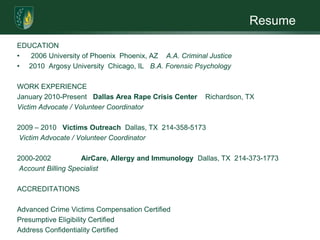 ePortfolio for Forensic Psychology | PPTX