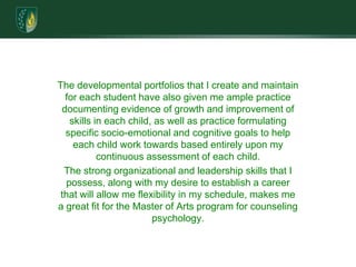 Argosy Undergraduate E Portfolio | PPT