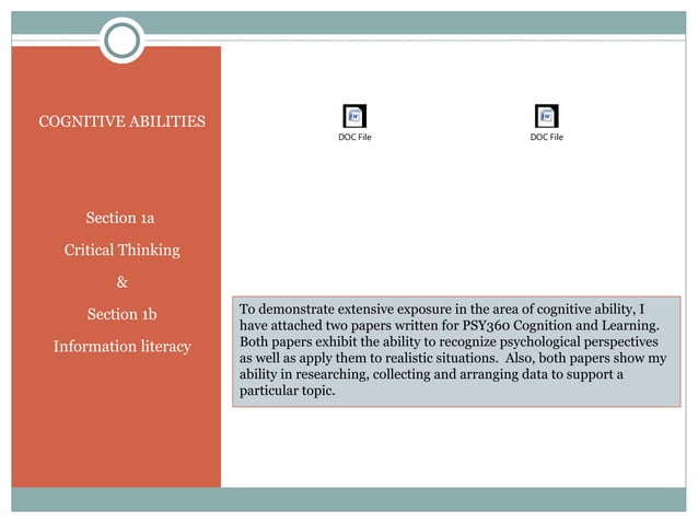 Professional Work Samples | PPT