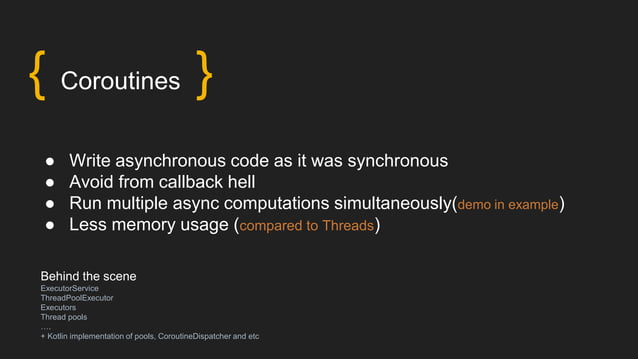 Coroutines In Kotlin Pptx Programming Languages Computing