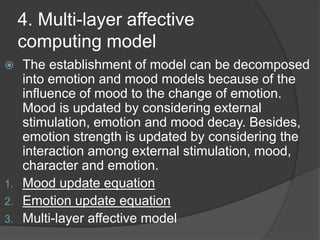 Multi-layer affective computing model based on emotional psychology | PPT