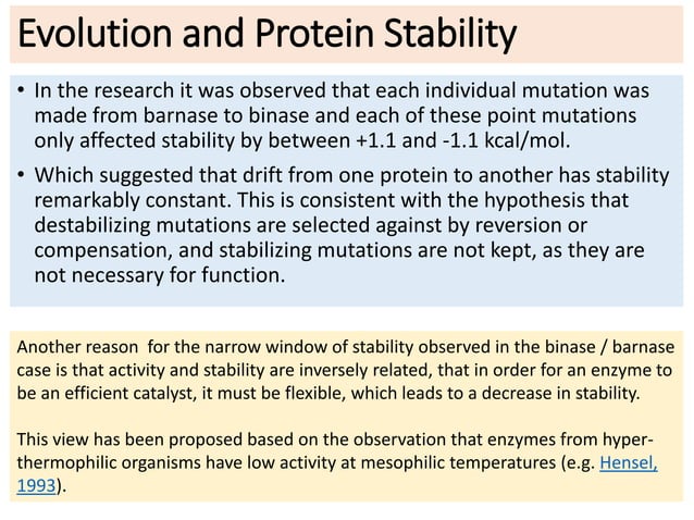 protein stability | PPTX