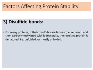 protein stability | PPTX