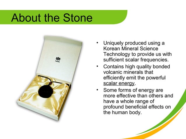Aura energy stone ppt | PPT | Free Download
