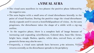 Aura Migraine presentation-by Pavel Ilinca-Elena | PPT