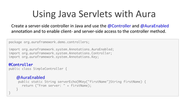Aura Framework Overview | PDF | Web Development | Internet