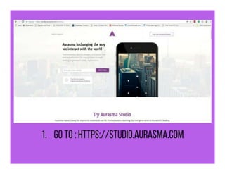 Aurasma Studio Ppt