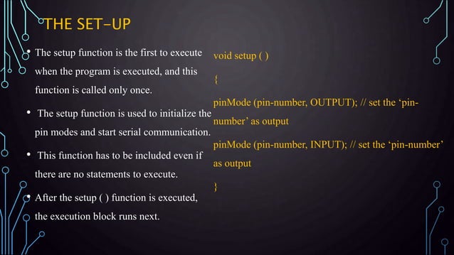 Arduino: On-board components description, IDE and Programming | PPTX