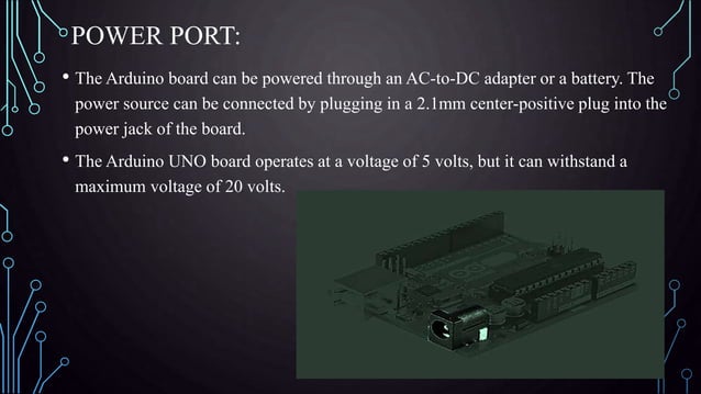 Arduino: On-board components description, IDE and Programming | PPTX